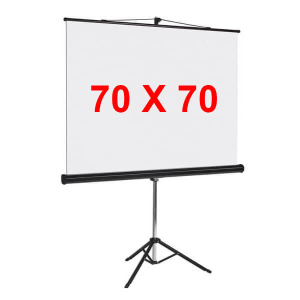 Projector Screen 70 X 70 | ASD Camera Rent